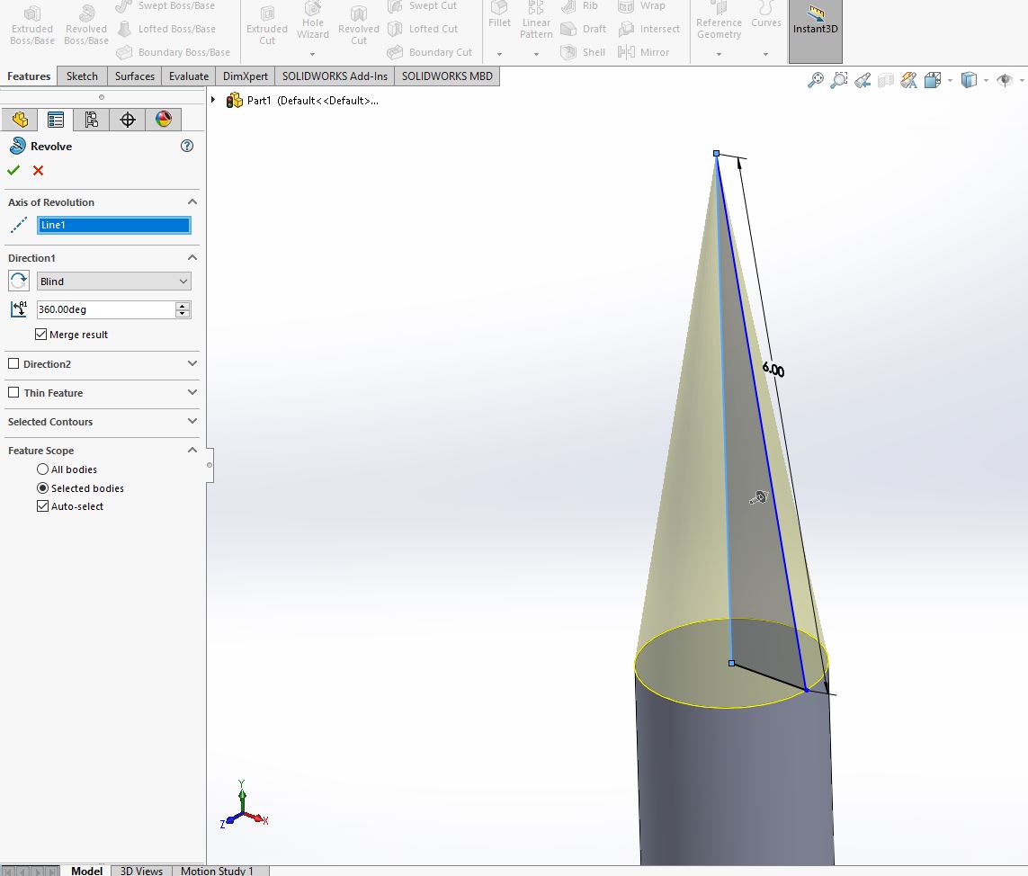 Solidworks – nose cone | Lunatic Laboratories